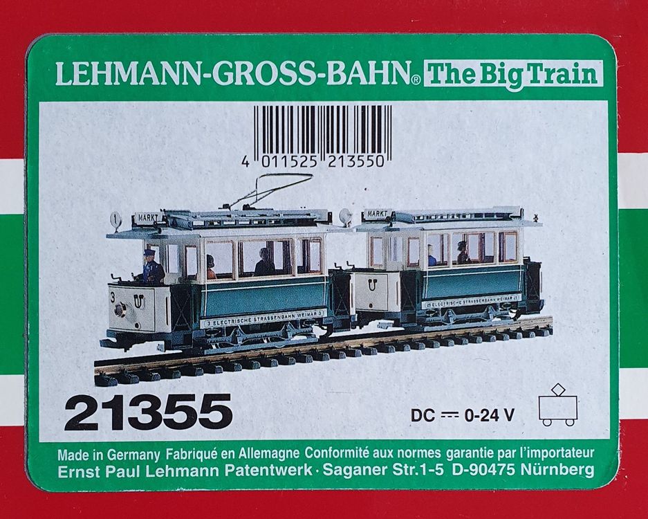 LGB 21355 - Strassenbahn Weimar (Gebraucht) in Eglisau für CHF 333.35 ...