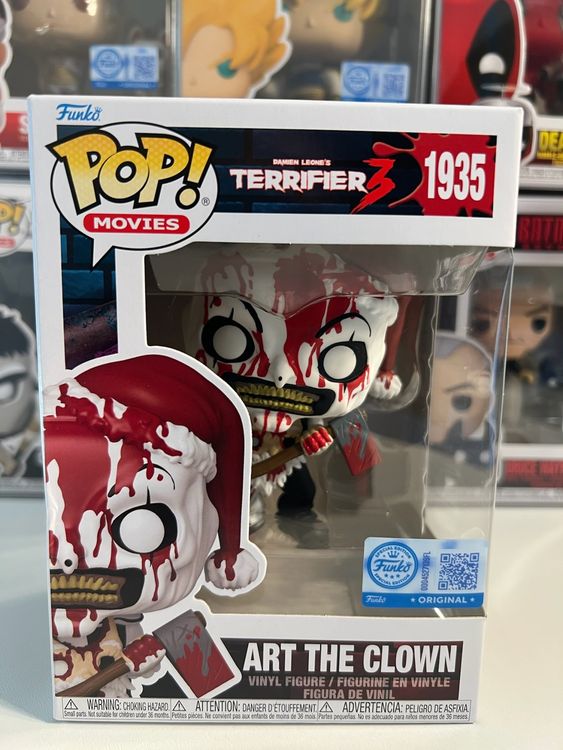 Funko POP! Movies Terrifier 3 - Art The Clown with Axe Limit (Neuf avec ...