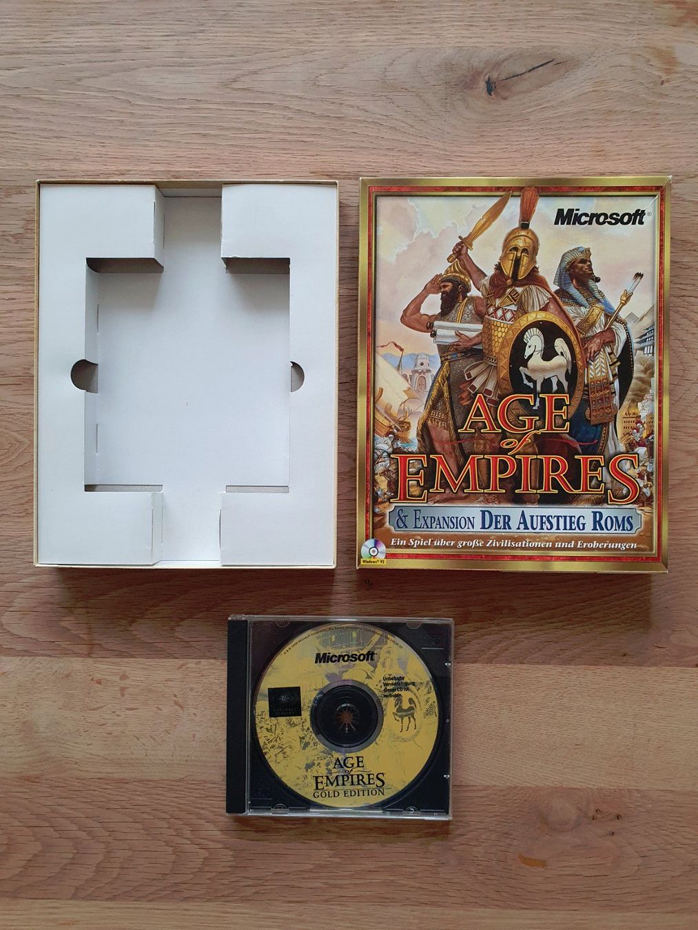 PC Games Age of Empires Gold (mit Add-On) (1997) Big Box (Gebraucht) in ...