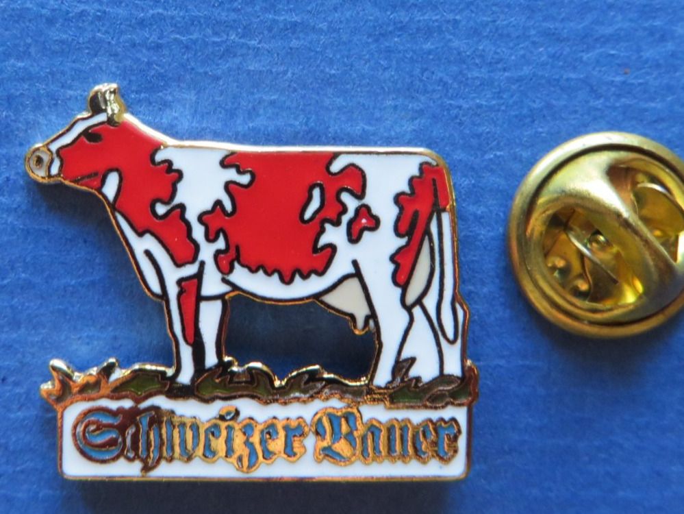 PINS PIN, SCHWEIZER BAUER KUH, ROT (Gebraucht) in Neuhausen für CHF 1.5 ...