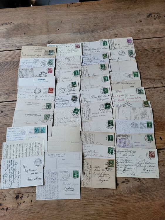 41 sehr alte Karten ab 1904 (Gebraucht) in Bäriswil BE für CHF 8 – mit ...