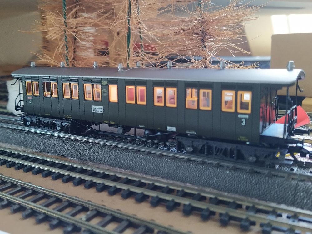 Märklin Länderbahn Plattformwagen, beleuchtet | Kaufen auf Ricardo