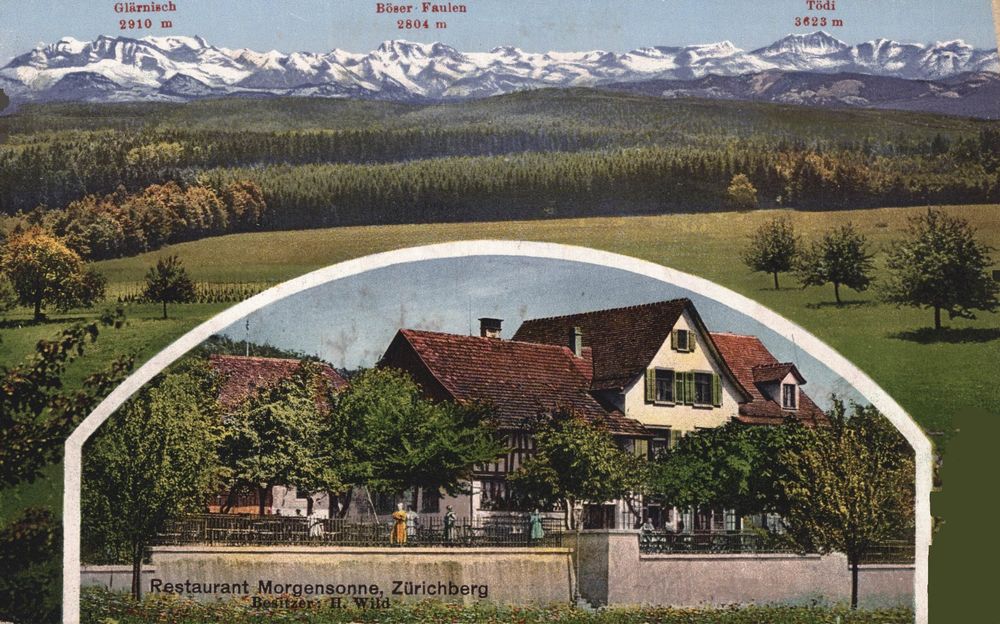 Restaurant Morgensonne, Züriberg, Besitzer H. Wild (Gebraucht) in Bronschhofen für CHF 12 – mit ...