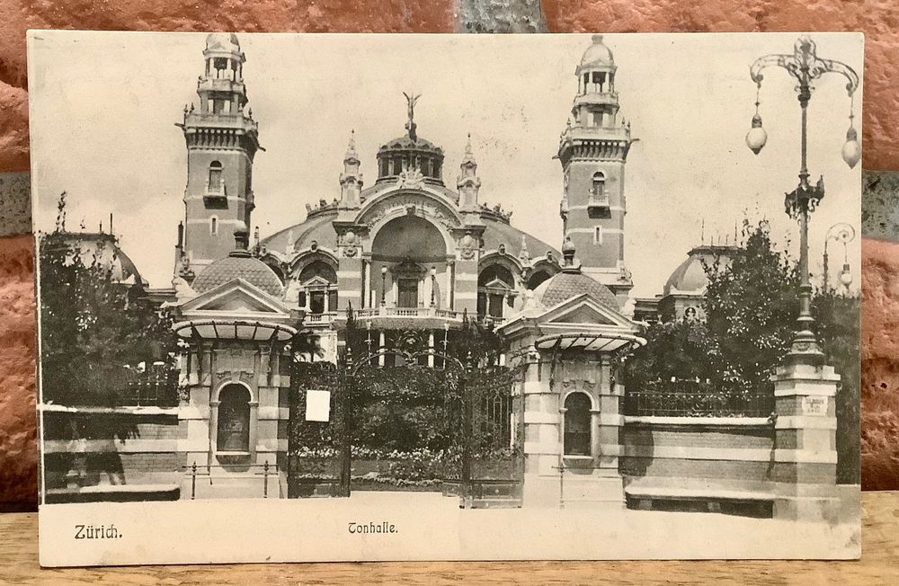 1905 - Antike AK - Tonhalle Zürich (Gebraucht) in Root für CHF 1 – mit Lieferung auf Ricardo kaufen