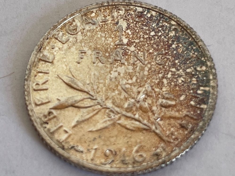 Pièce de 1 franc 1916 en argent | Kaufen auf Ricardo