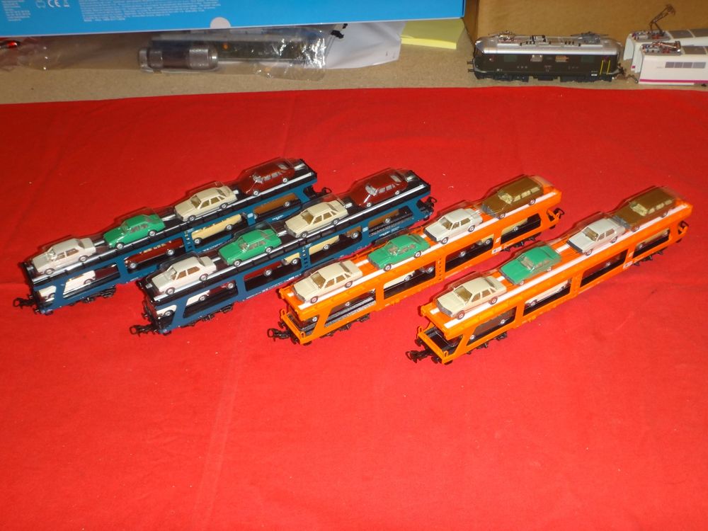 Märklin : 4 Autotransportwagen 4174, 4234 ,HO ,Fabrikneu | Kaufen auf ...