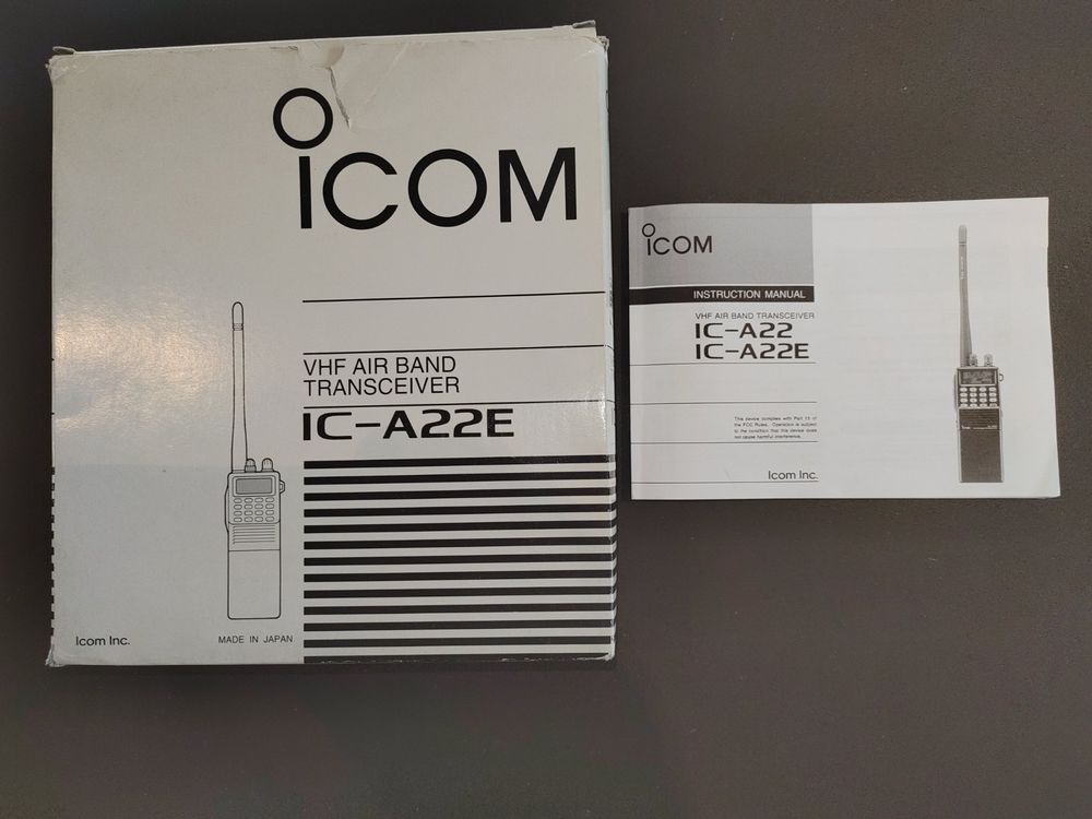 ICOM IC-A22E VHF Air Band Receiver | Flugfunk-Handfunkgerät (Gebraucht ...