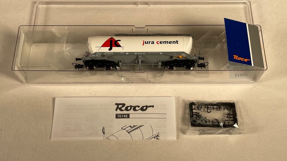 Roco 76146-E - SBB Uacns Zementsilowagen „jura cement“ - NEU | Kaufen ...