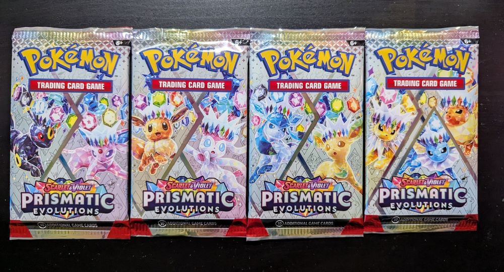 Pokemon Prismatic Evolutions Booster Artwork Set EN | Kaufen auf Ricardo