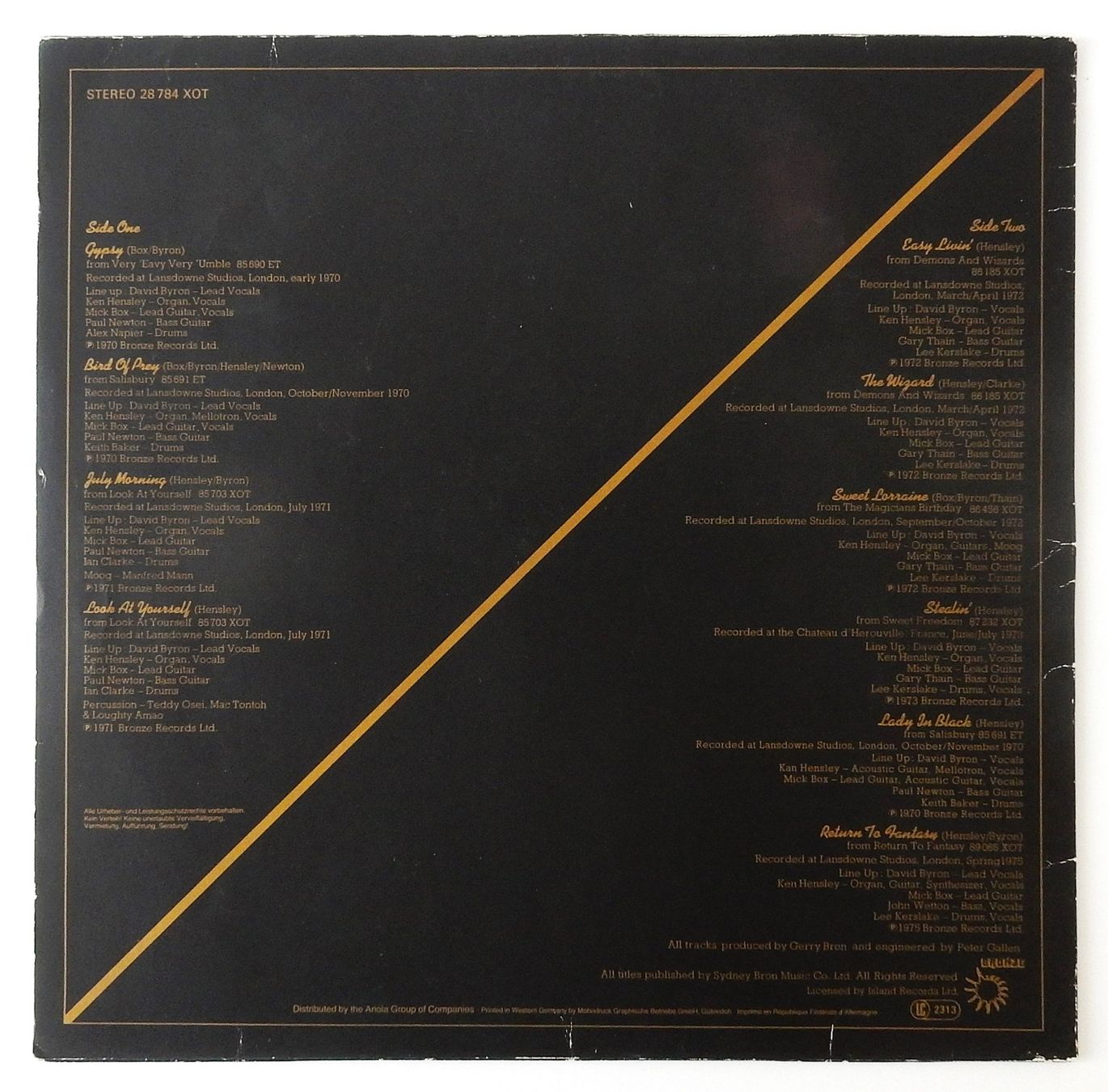 Vinyl / LP Album « Uriah Heep - The Best of... » - 1988 (Gebraucht) in ...