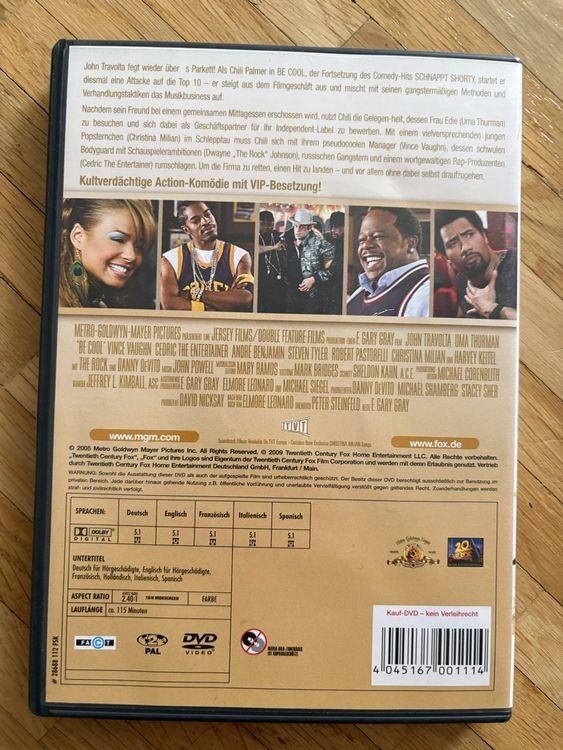 Be Cool (DVD) John Travolta, Uma Thurman - Top Zustand (Gebraucht) in ...