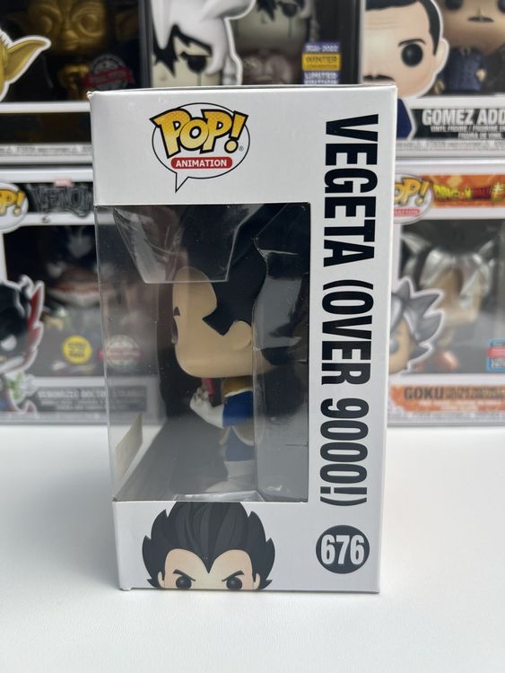 Funko POP! Dragon Ball Z Vegeta (Over 9000!) Edition Limitée (Neu und ...