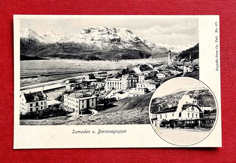 Samaden - Dorfansicht - Bahnhof (Gebraucht) in Rothrist für CHF 9 – mit Lieferung auf Ricardo kaufen