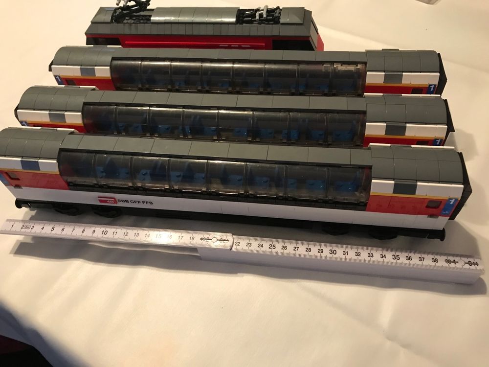 Lego / Blue Brixx Extrazug SBB Eisenbahn | Kaufen auf Ricardo