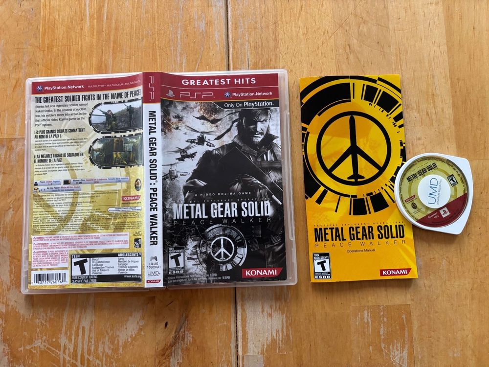 Metal Gear Solid Peace Walker (CIB) (Gebraucht) in Frenkendorf für CHF ...