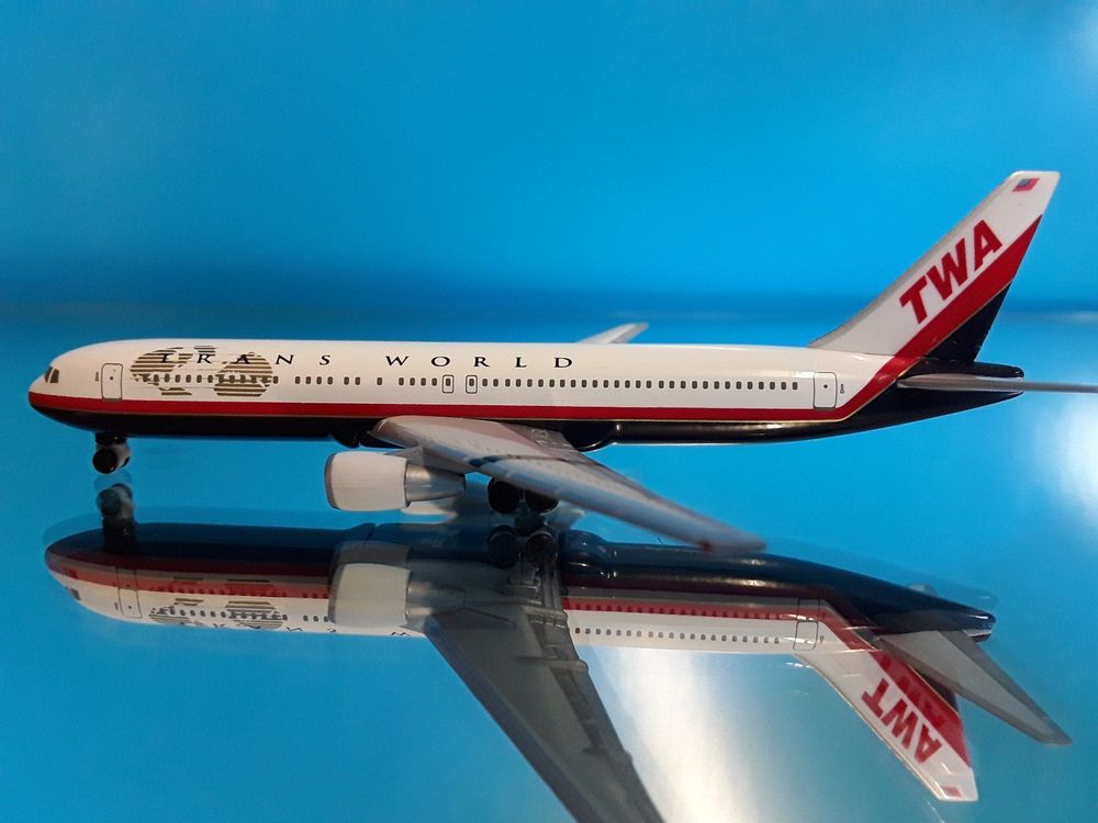 Modellflugzeug _ Boeing B767 _ TRANS WORLD _ TWA _ 1:500 | Kaufen auf ...