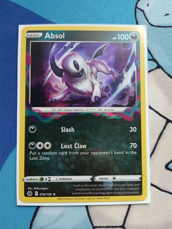 Absol - Holo Crown Zenith (Gebraucht) in für CHF 1 – mit Lieferung auf ...