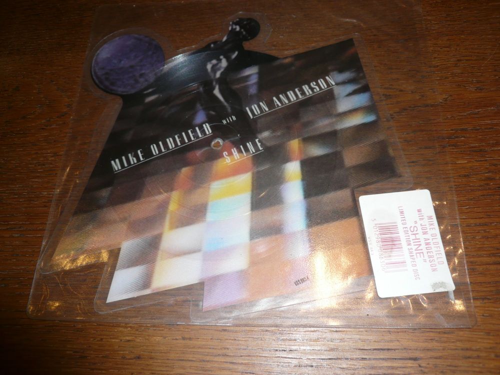 Mike Oldfield & Jon Anderson – Shine SHAPE PICTURE DISC 1986 (Neu und ...