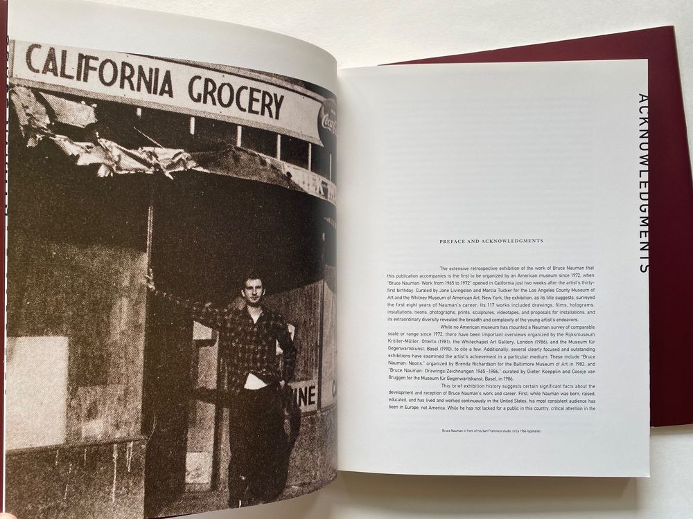 BRUCE NAUMAN - Duchamp - Cage - Man Ray - Pipilotti Rist (Gebraucht) in ...