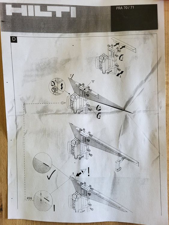 Hilti PRA 70/71 Wandhalterung | Kaufen auf Ricardo