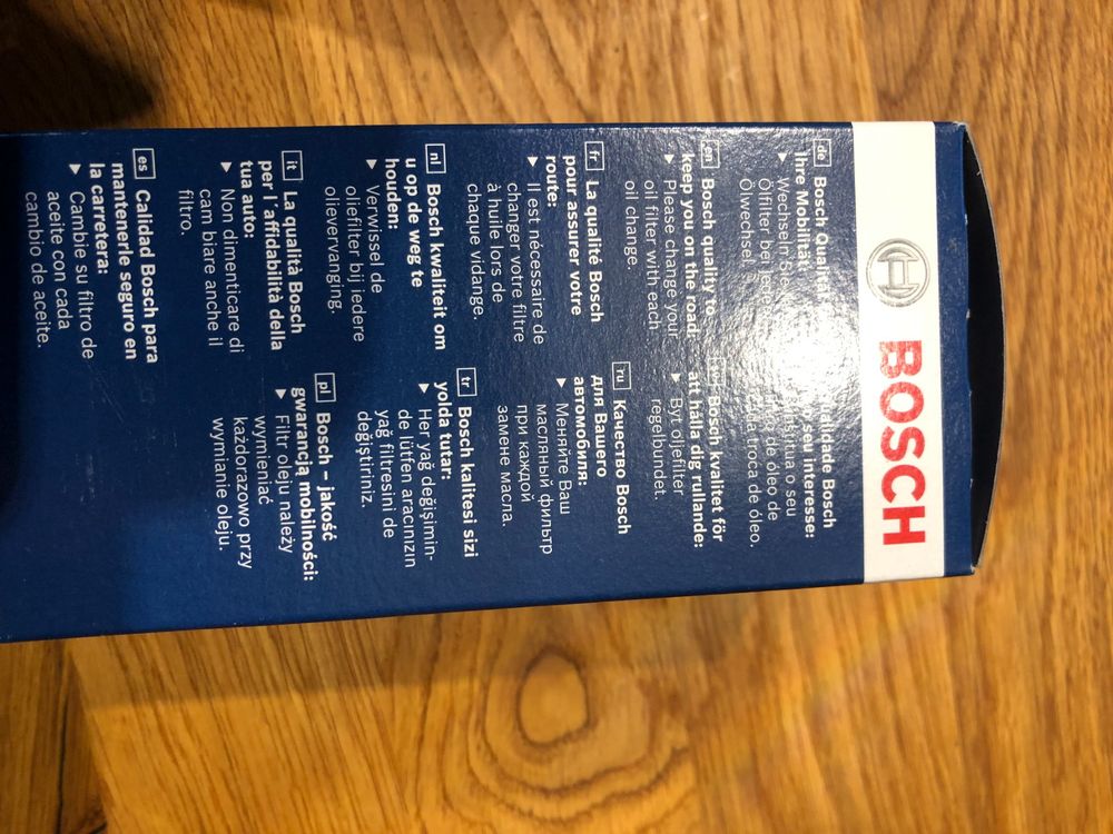 BOSCH P 7001 Ölfilter für Mercedes und Jeep- 1 Stück (Neu und ...
