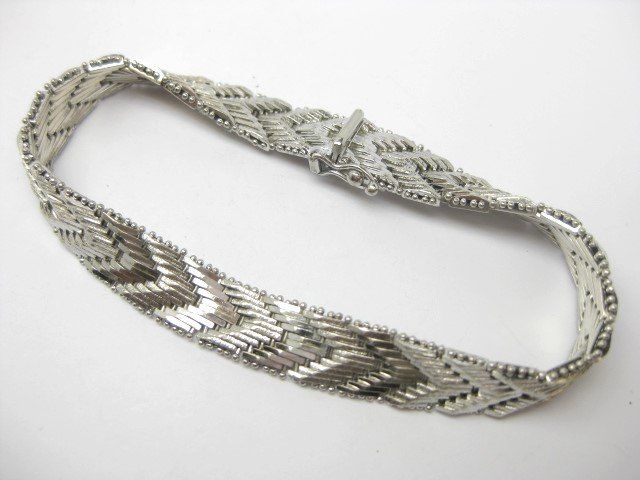 spezielles Vintage Armband Silber 835 Zacken-Muster (Gebraucht) in Ermatingen für CHF 89 – mit ...