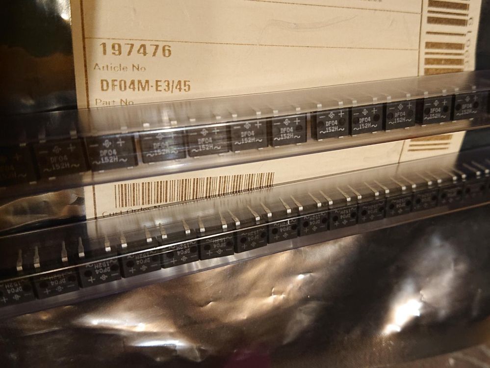 IC 4x Brückengleichrichter 400V 1A, DIL-4 - Vishay DF04M-E3 (Neu ...