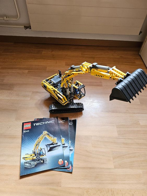 Lego Technic Motorisierter Raupenbagger, Modell 8043 | Kaufen auf Ricardo