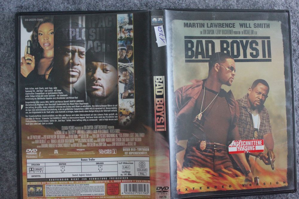 Bad Boys II - Extended Version DVD ( 1750) | Kaufen auf Ricardo