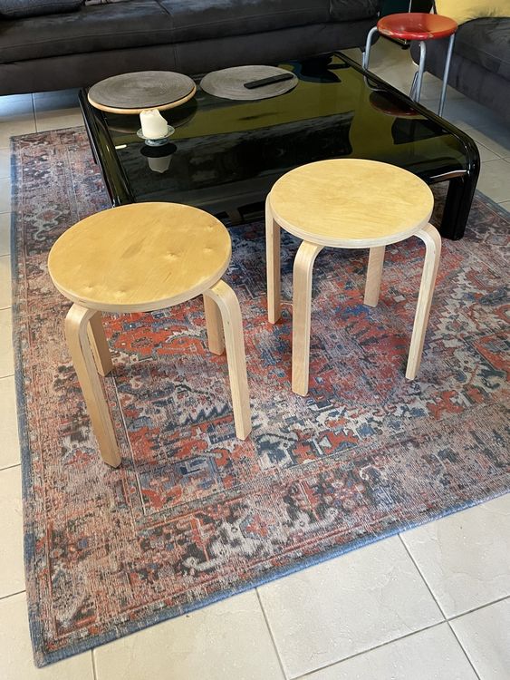 2er Set Design Hocker Frosta IKEA (Stil Alvar Aalto/Artek) | Kaufen auf Ricardo