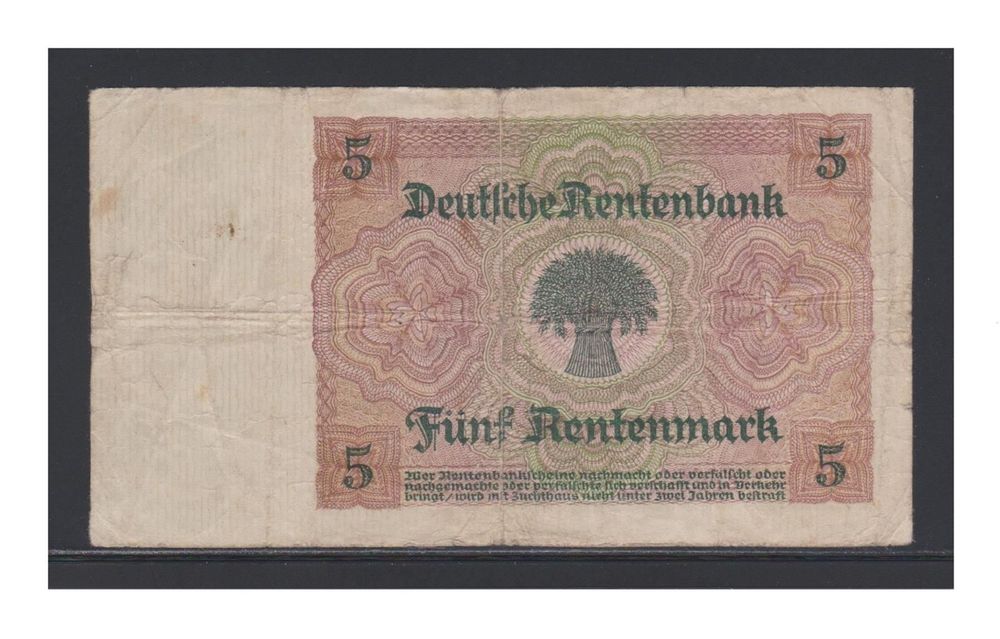 Deutschland 5 Rentenmark 02.01.1926 gefalten | Kaufen auf Ricardo