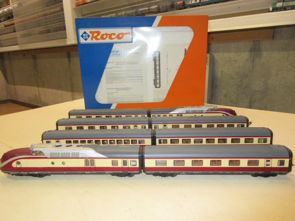Roco TEE Trans Europe Express, digital WS 3rails, 8 éléments (Gebraucht ...