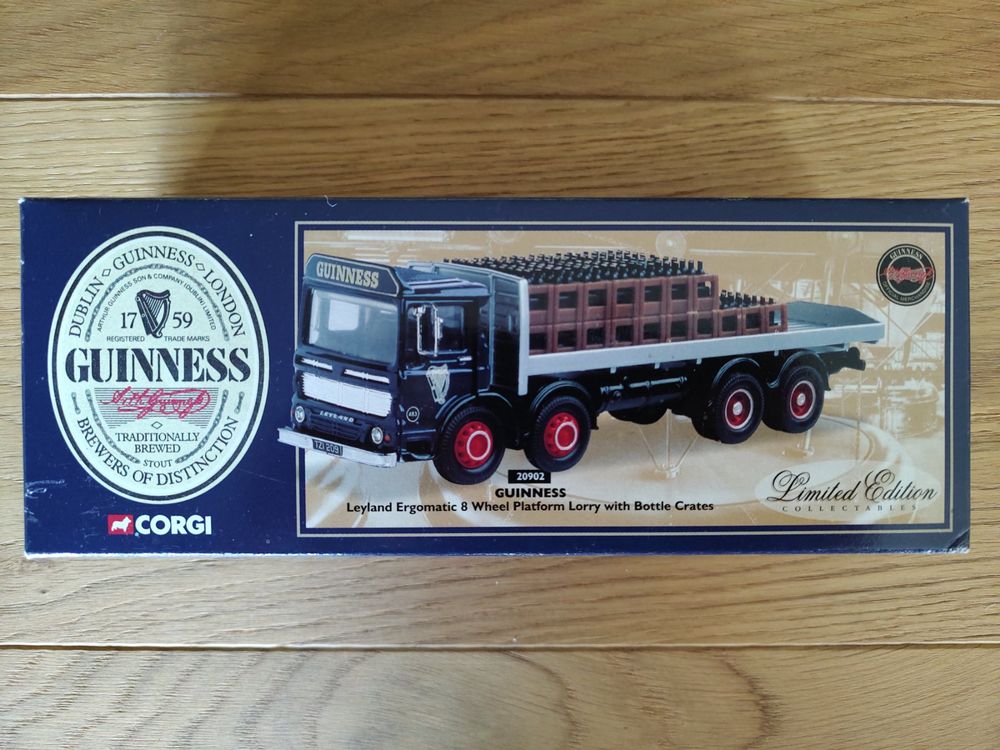 Corgi 20902 Leyland Ergomatic Platform Lorry Guinness (Neu (gemäss ...