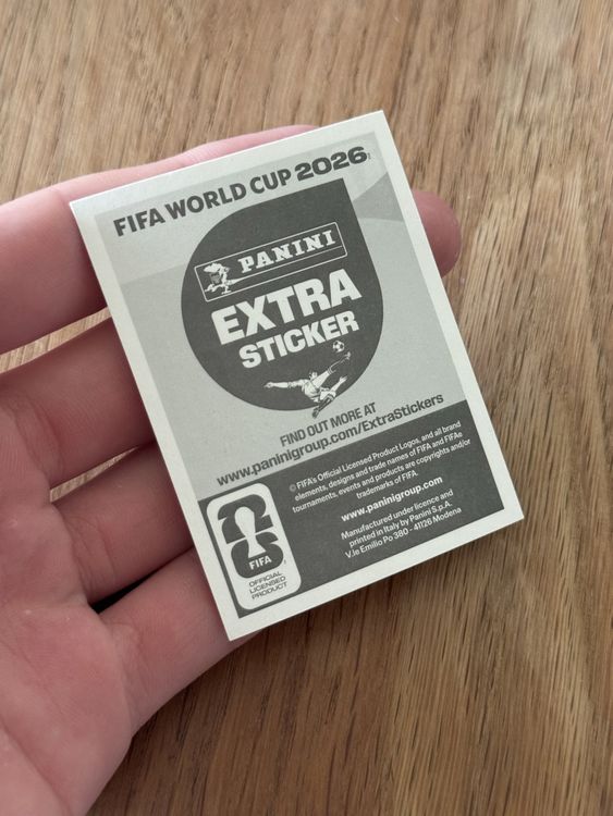 Panini Extra Sticker FIFA 2026 Cody Gakpo. GOLD (Neu (gemäss ...