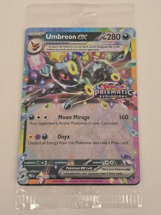🇬🇧 Prismatic Evolutions 》Umbreon ex Surprise / Stempel | Acheter sur ...