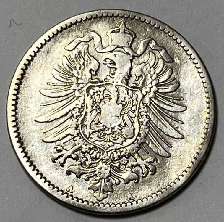 1 Mark - Wilhelm I - Deutsches Reich - 1875 A | Kaufen auf Ricardo