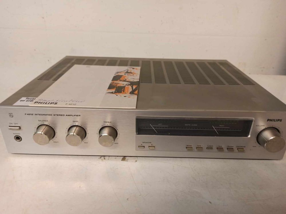 Amplificateur Philips F- 4212 (Gebraucht) in La Chaux-de-Fonds für CHF ...