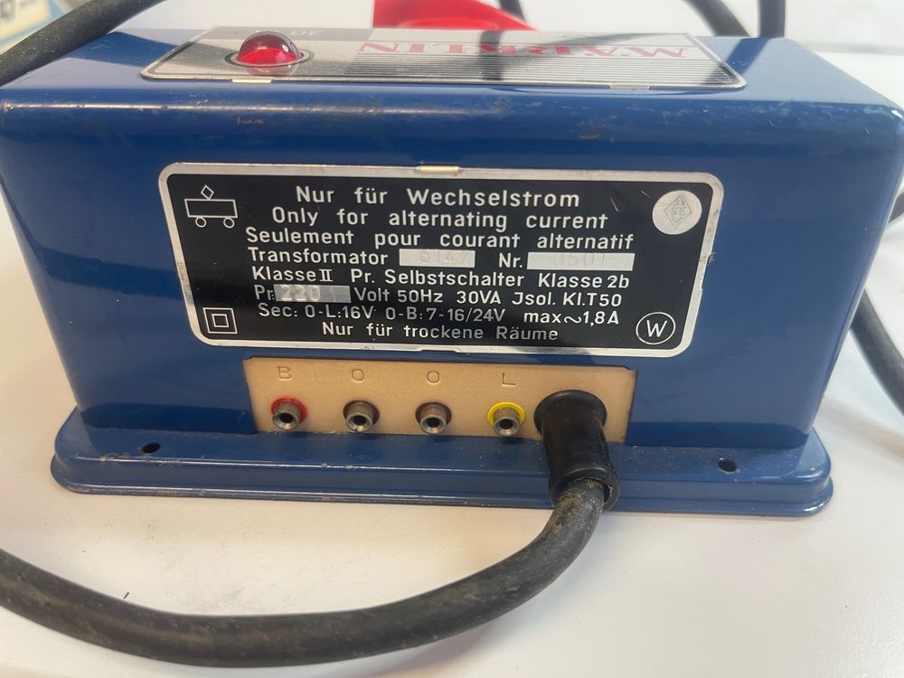 Alter Märklin Trafo 6147, OVP, Wechselstrom | Kaufen auf Ricardo