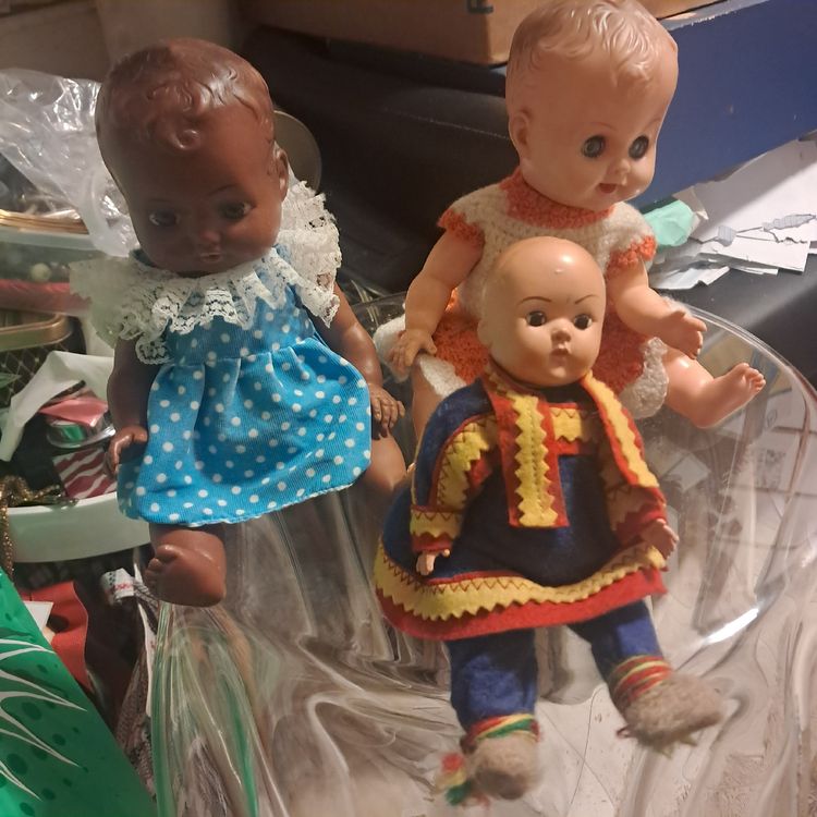 Antike Puppen, Sammlerpuppen, Vintage Puppen, 3 Stück! (55) (Gebraucht ...