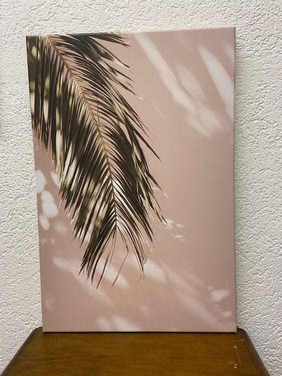 Leiwand Bild Unikat Einzelstück Palmblatt Tropical | Kaufen auf Ricardo