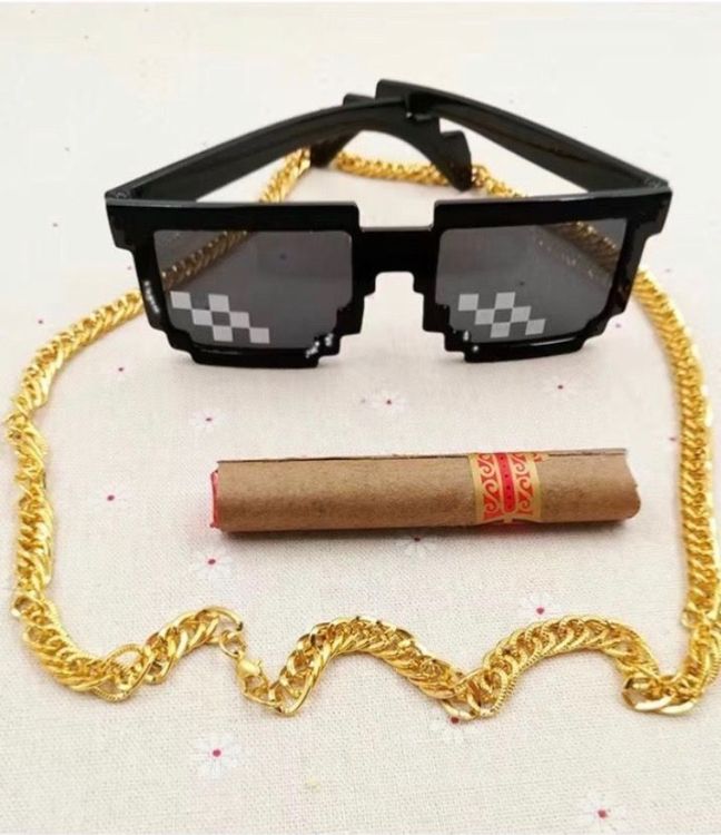 Cosplay kit Thug life Halloween Party (Neu (gemäss Beschreibung)) in ...