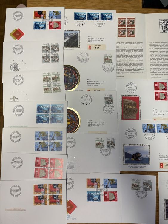 71 gute FDCs und Maximumkarten Schweiz aus den 2000er Jahre (Gebraucht) in Murgenthal für CHF 10 ...