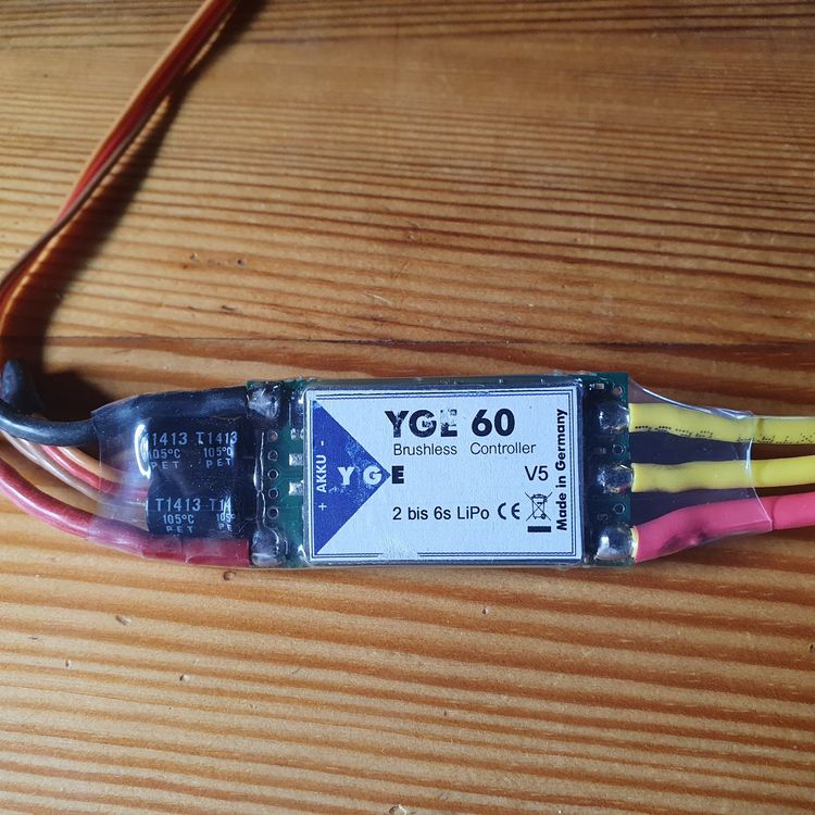 YGE 60 brushless Controller V5 2bis 6S | Kaufen auf Ricardo
