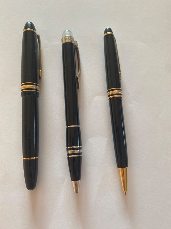 Mont Blanc ensemble plume stylo crayonmine (Gebraucht) in pully für CHF 250 – nur Abholung auf ...