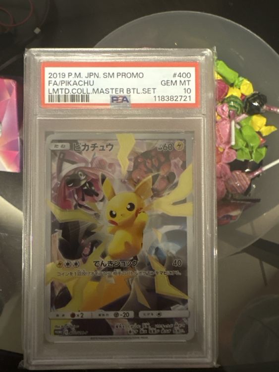 2019 Pikachu FA/Pikachu SM Promo #400 PSA 10 Gem Mint (Neu (gemäss ...