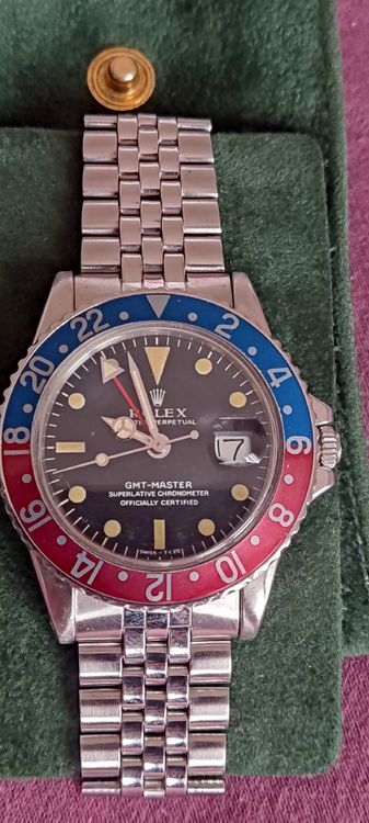 Rolex gmt master 1675 MK1 long E (Gebraucht) in Martigny für CHF 9901 ...