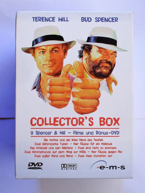 BUD SPENCER/TERENCE HILL - Collector's Box 10-DVD (D'occasion) à ...