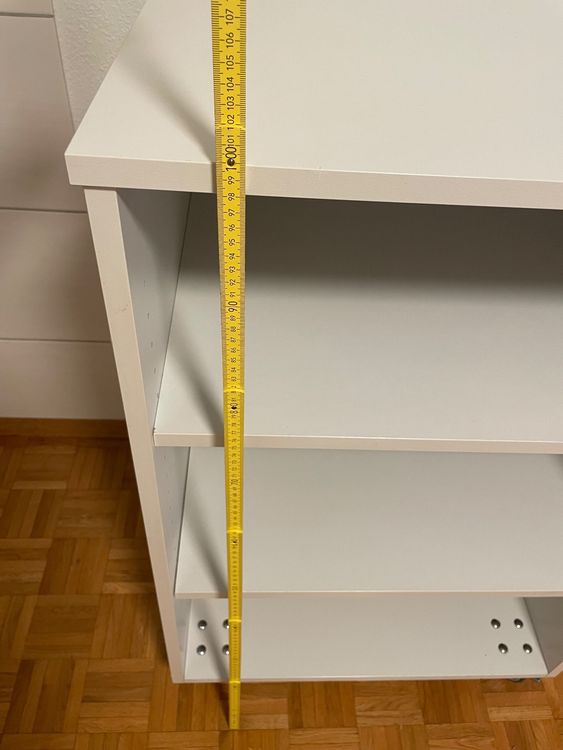 2 Meubles de rangement blanc à roulettes, parfait état! (55) (Defekt ...