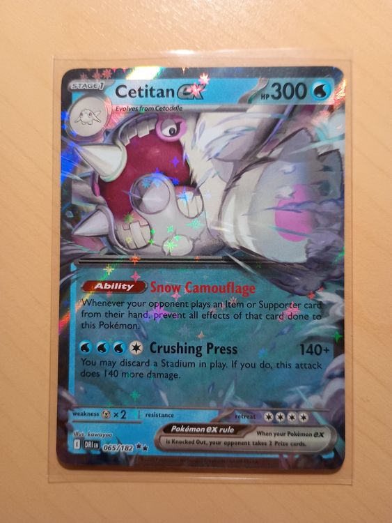 Pokemon TCG Destined Rivals Team Rocket Cetitan ex 065 🇬🇧 (Neu (gemäss ...