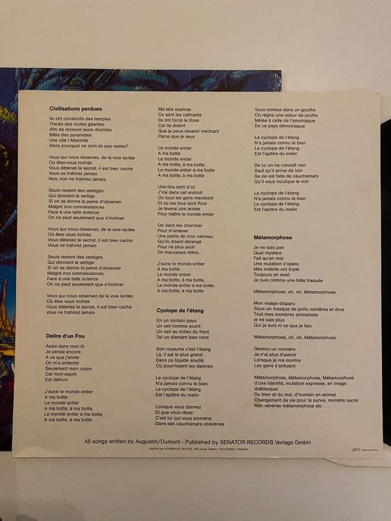 SORTILEGE - Métamorphose - franz. CULT HEAVY METAL 1984 !!!! | Kaufen auf Ricardo